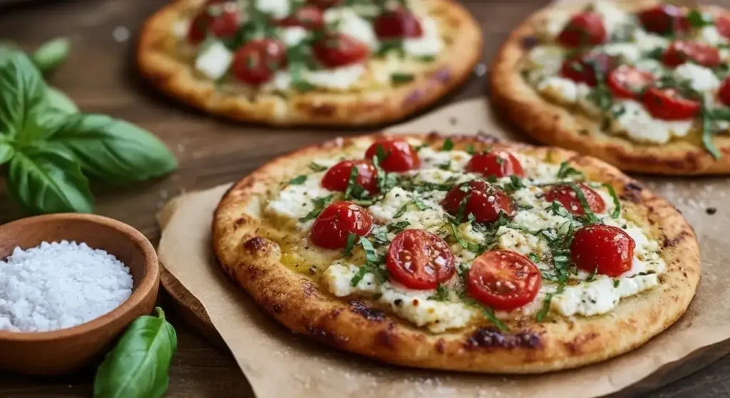 Caprese Flatbread Recipe - Easy Mediterranean Recipes