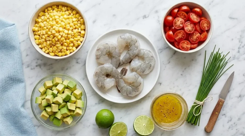 Grilled Lobster Salad with Avocado, Sweet Corn, and Cherry Tomatoes ...